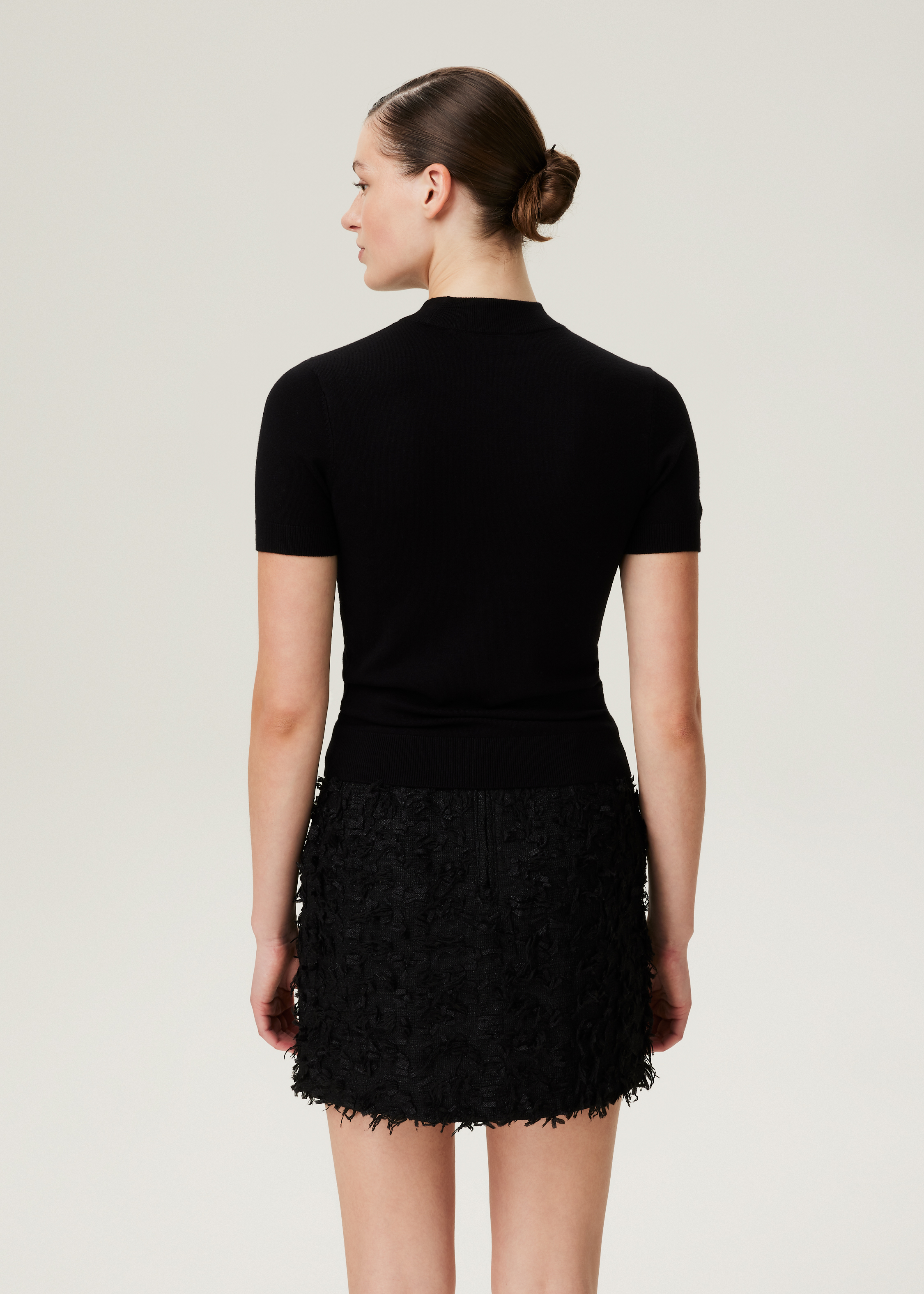 Soft Short Sleeve Pull zwart (ZWART) | Costes